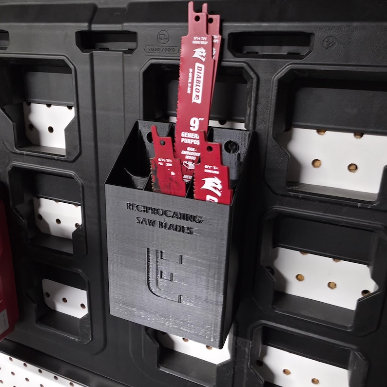 Milwaukee Packout Reciprocating Saw Blade Holder Tool Storage Organizer ...