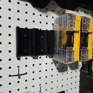 Custom 3D Printed Dewalt Bit Case Holder - Single, Double, Triple, Quad ...