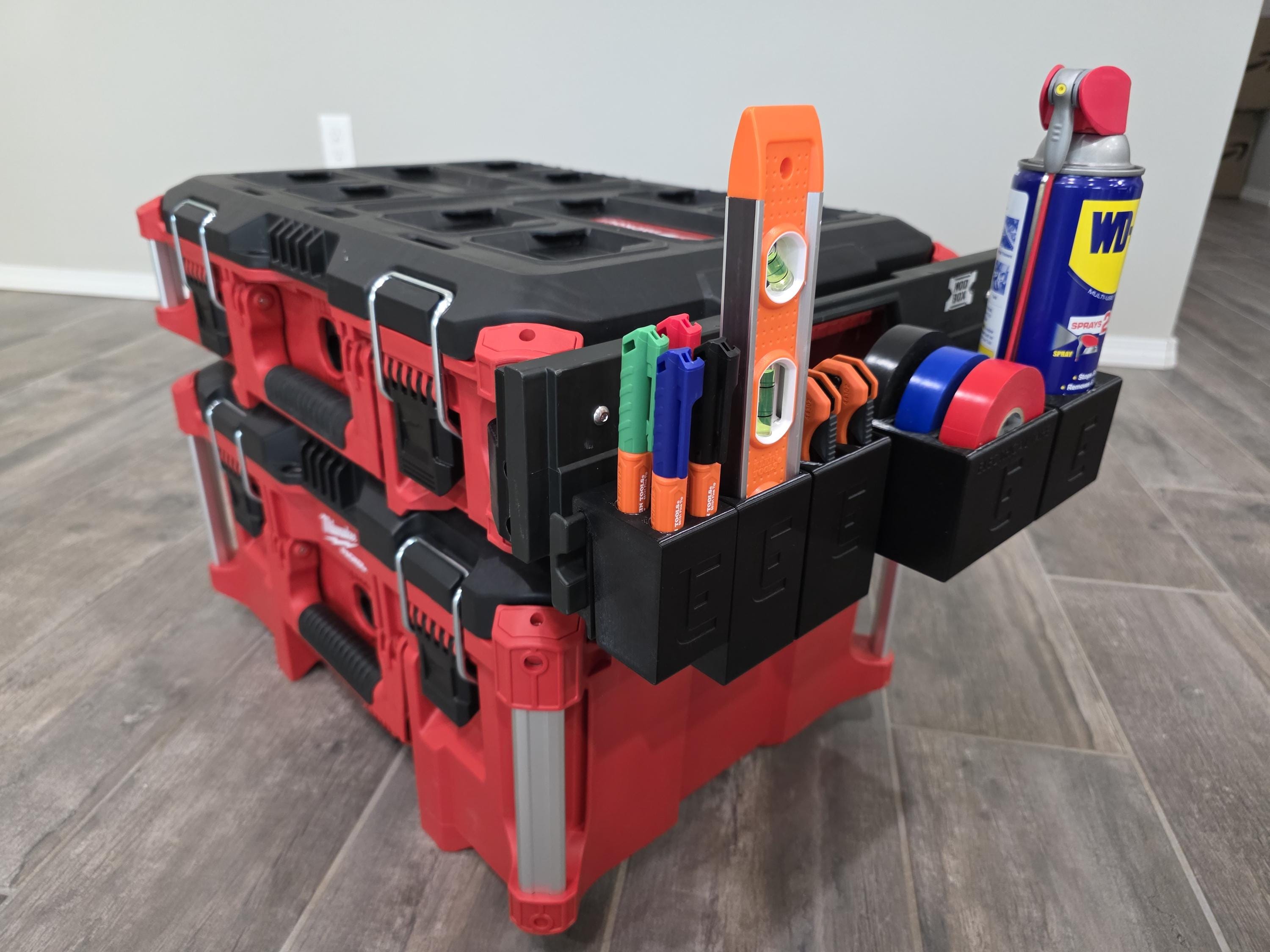 Milwaukee Packout to Klein Modbox Rail Adapter Tool Storage Connector ...
