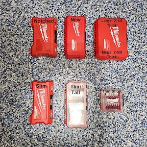 Custom 3D Printed Milwaukee Bit Case Holder - Secure Snap-in Design - Etsy