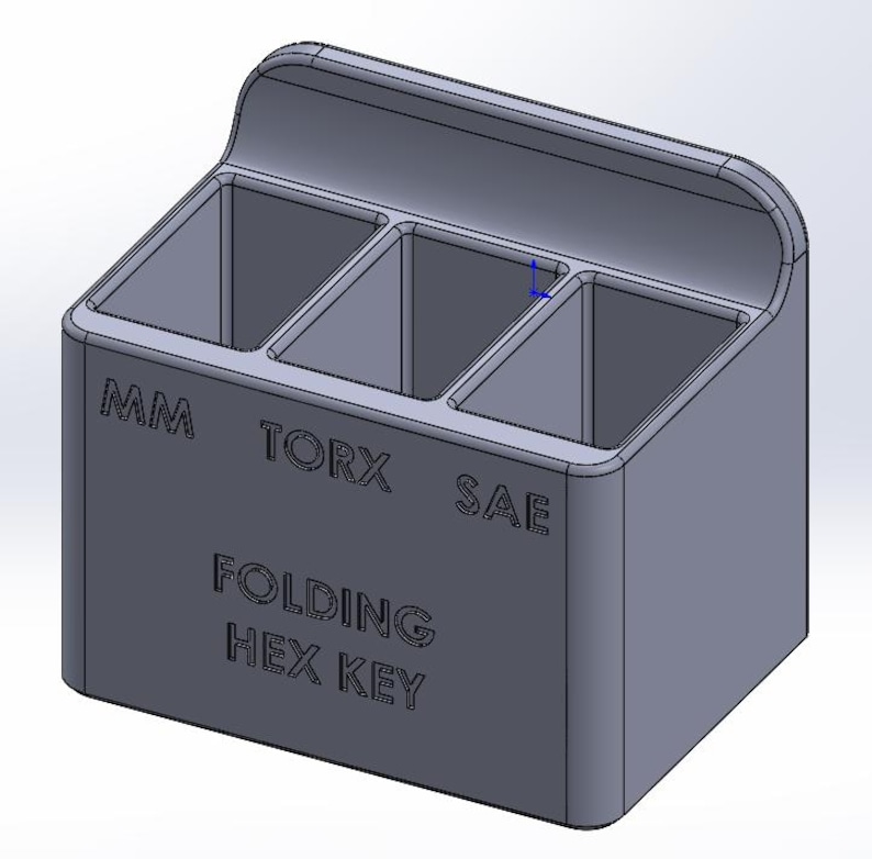 Milwaukee Packout Wall Mount for 17-key Hex Sets 3D Printed Organizer ...