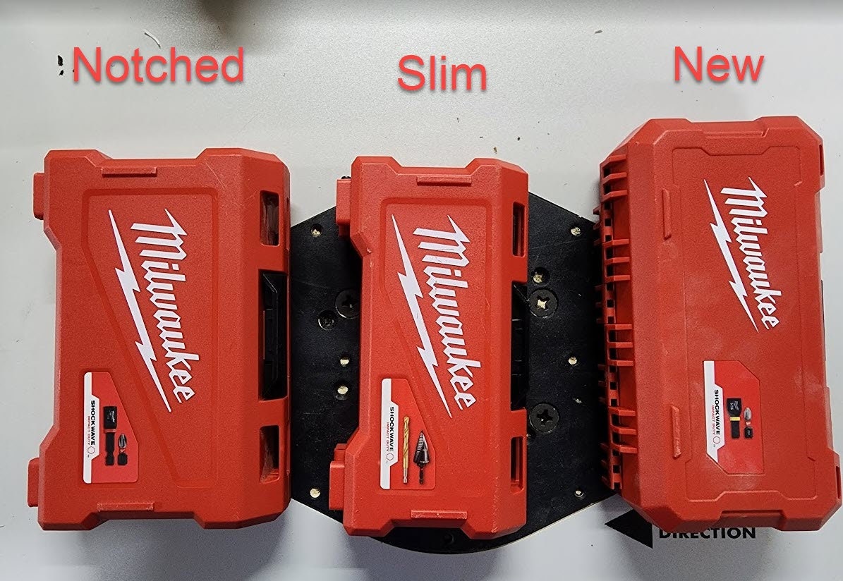 Custom 3D Printed Milwaukee Bit Case Holder Secure Snap-in Design - Etsy