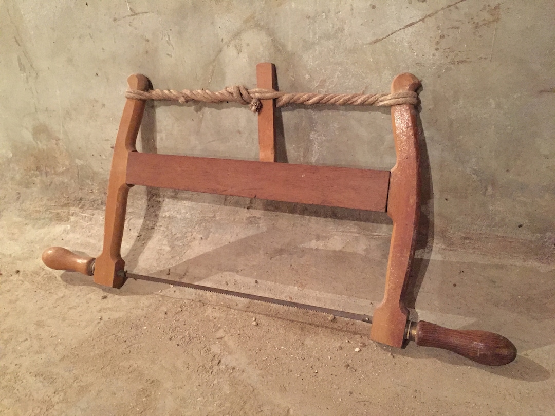 Vintage Handmade Tool Wooden Hand Saw - Etsy