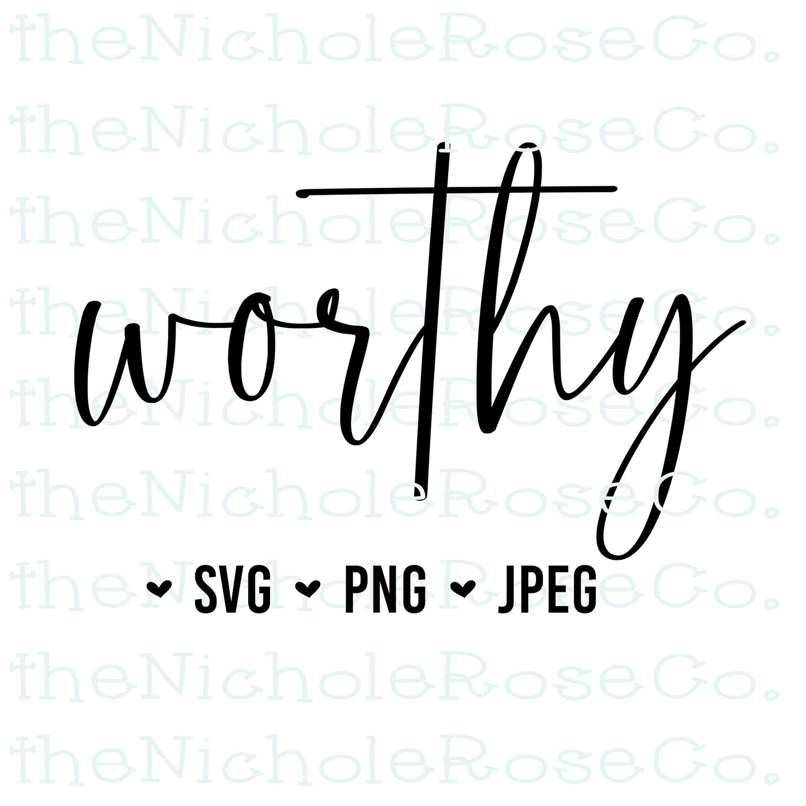 Worthy, Worthy Svg, Worthy Png, Christian Sublimation File, Instant ...