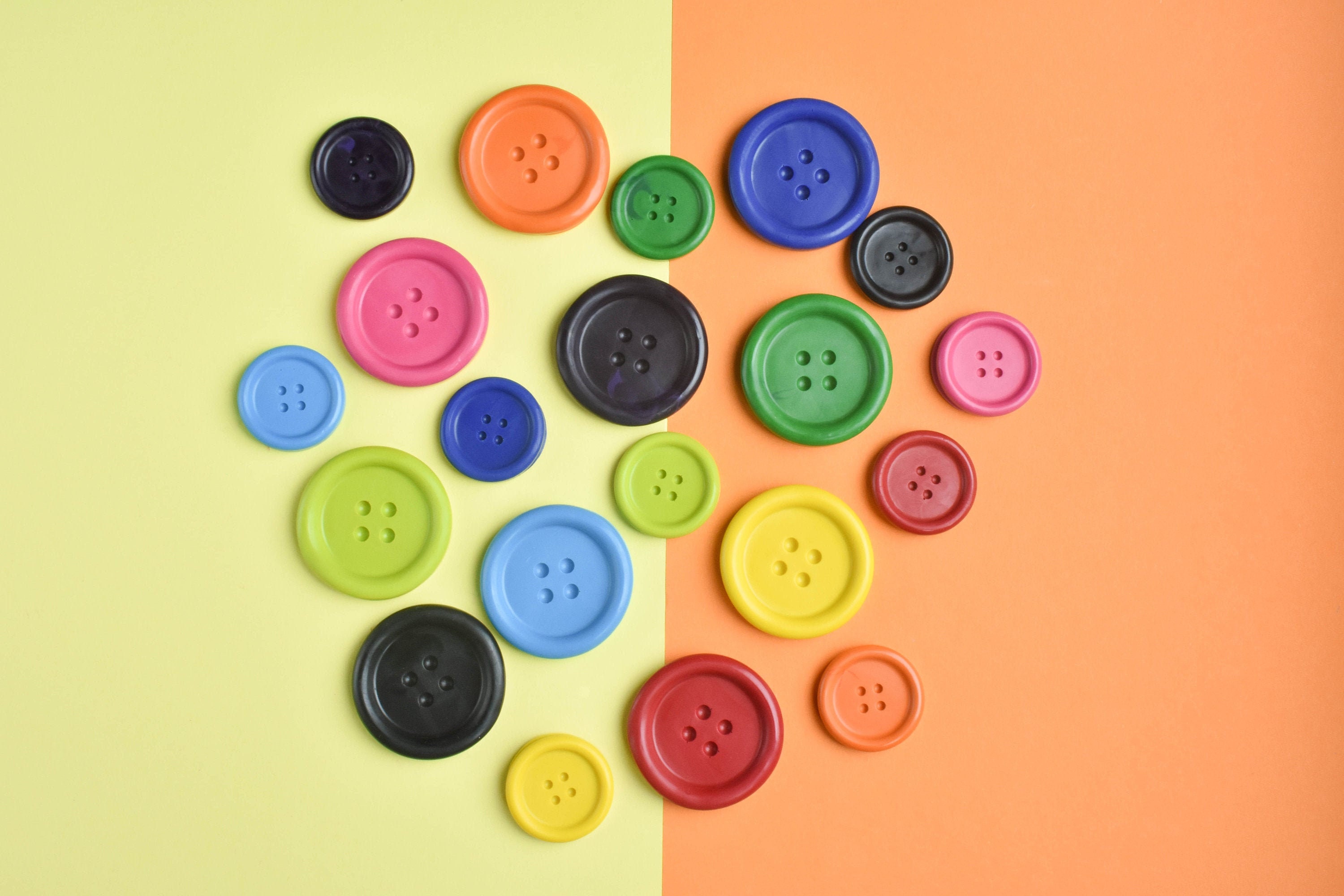 Button Crayons Counters Learning for Children Crayon - Etsy UK