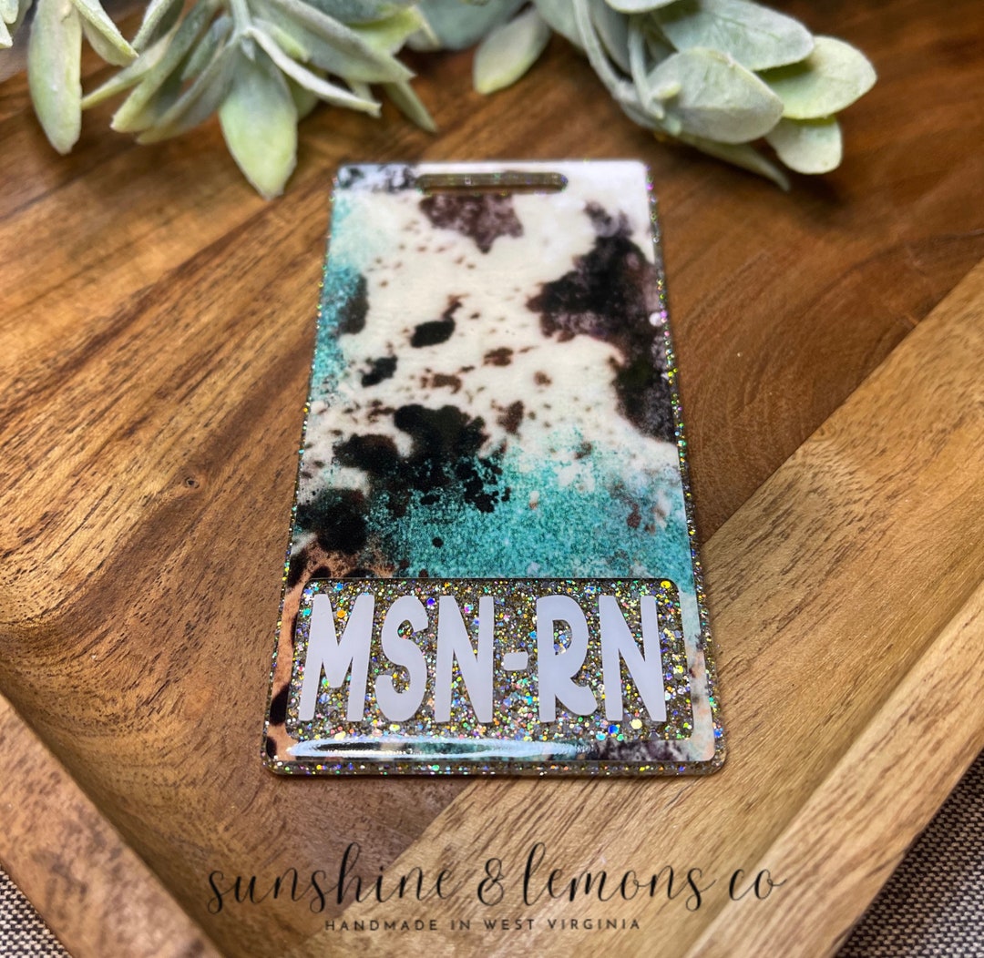 Western Badge Holder, Western Badge Buddy, Gift for Nurses, Badge Buddy ...