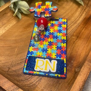 Autism Badge Buddy Autism Badge Autism Badge Reel Gift for - Etsy