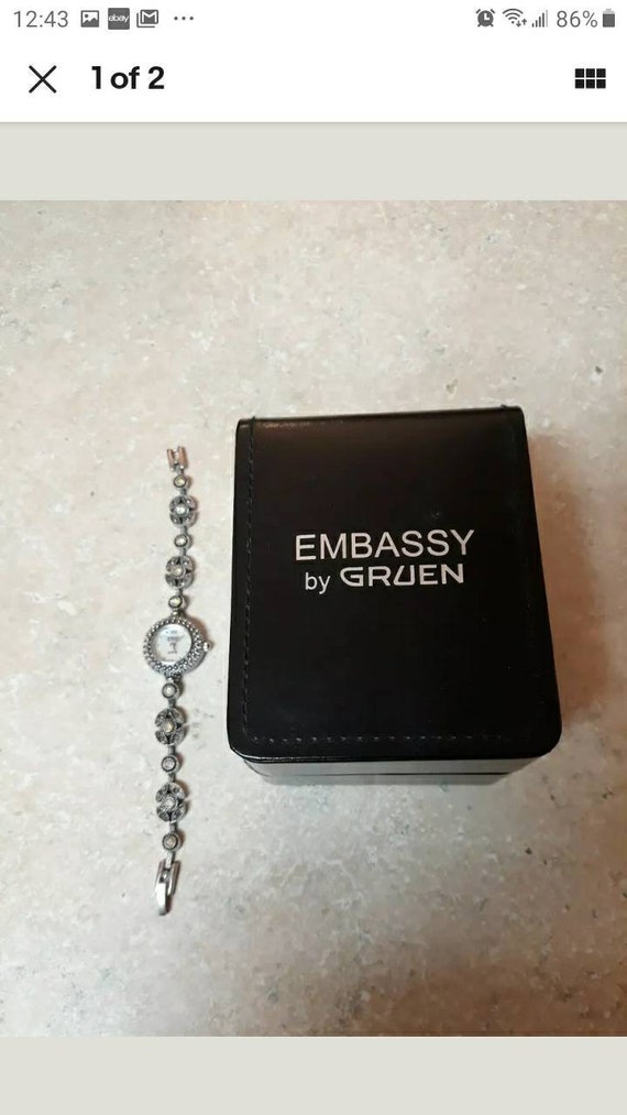 Vintage Embassy by Gruen ladies watch - Gem