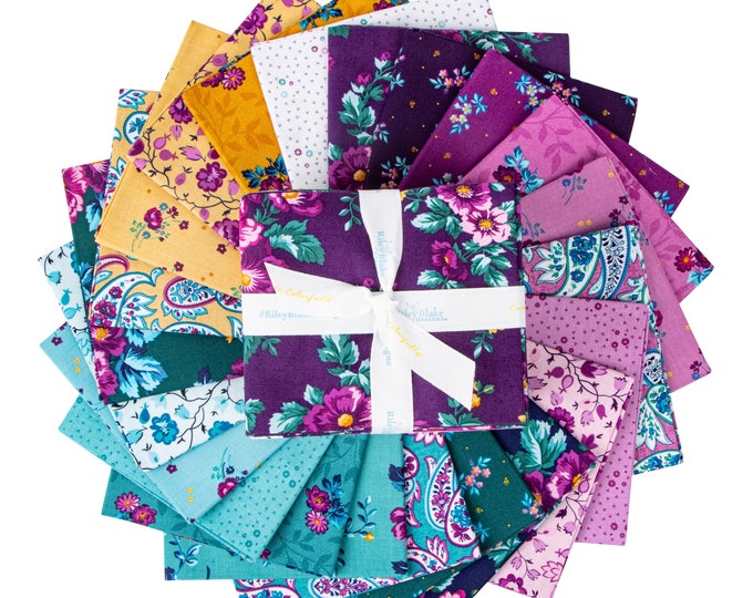 Brilliance 22 Piece Fat Quarter Bundle by Gerri Robinson for Riley ...