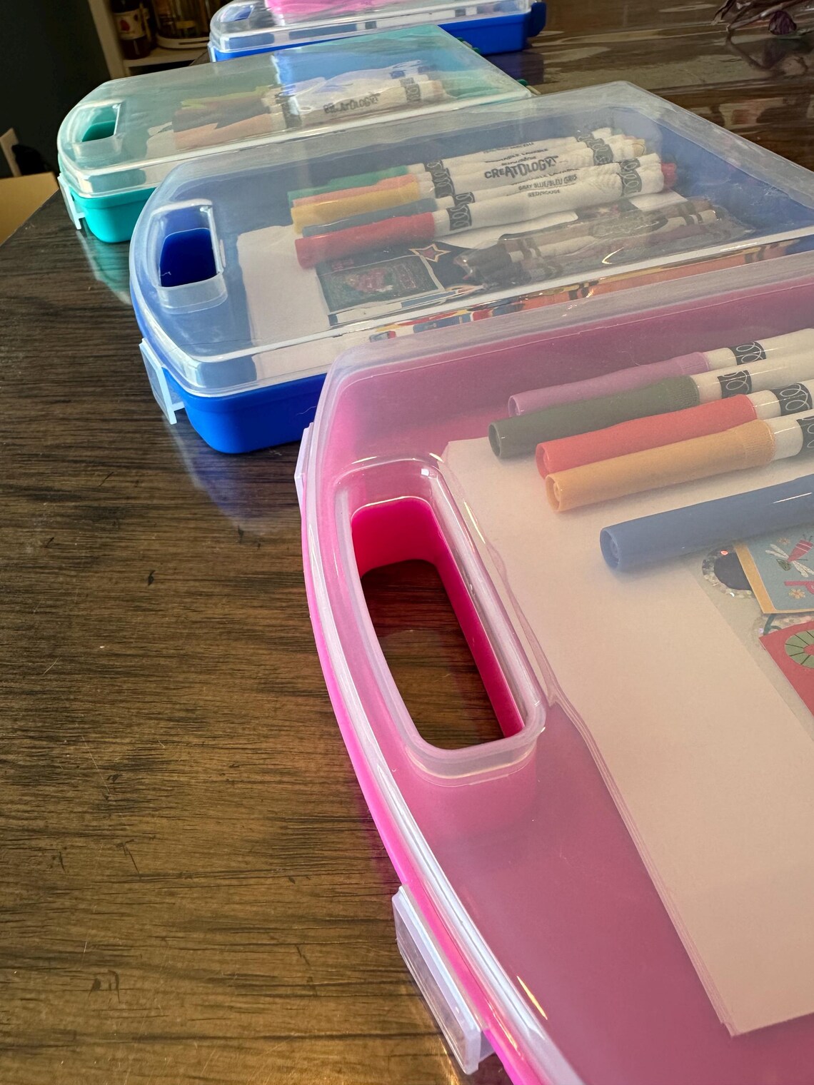 Kids Travel Coloring Kit | Reusable Art Set With Markers & Crayons - Etsy