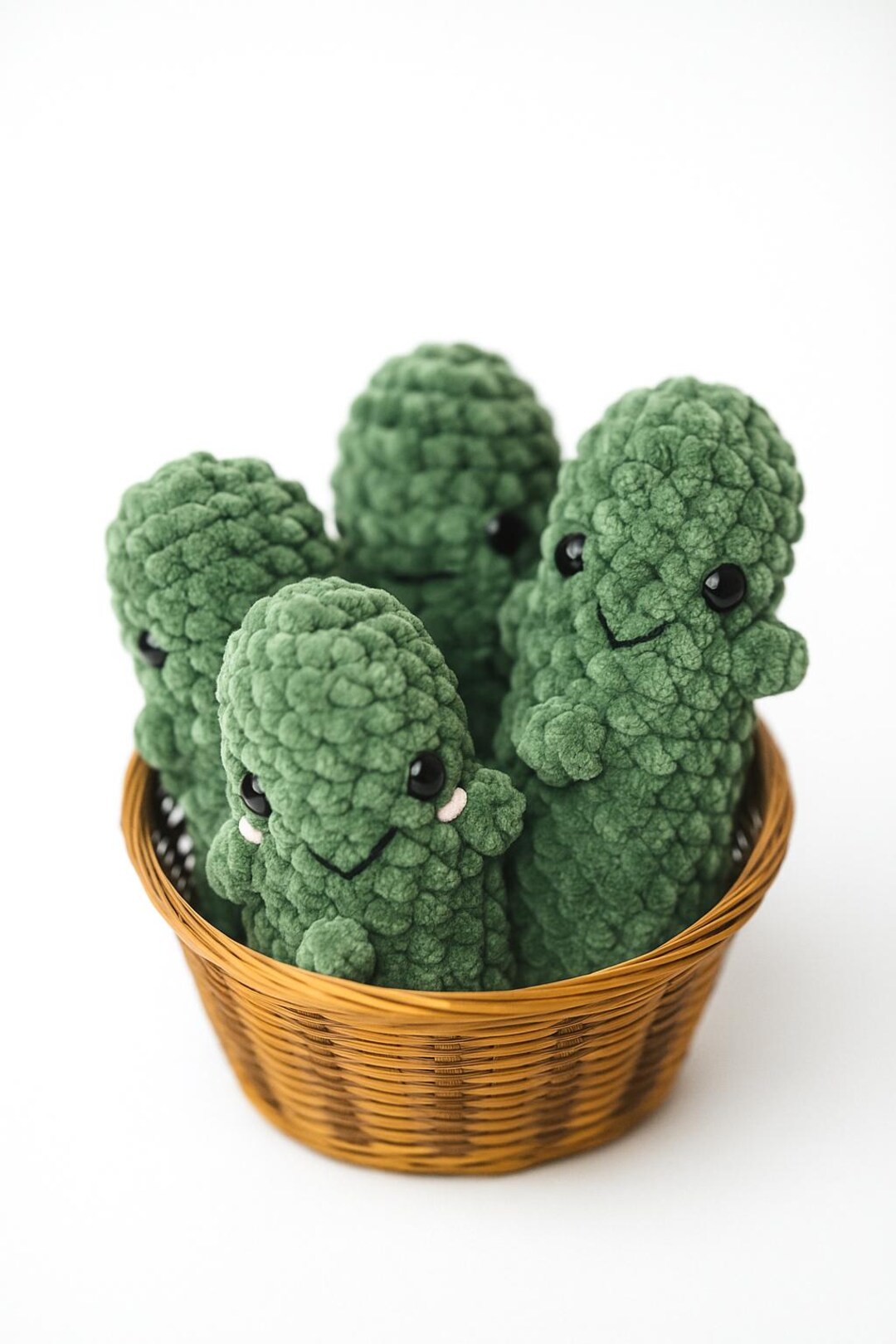 Crochet Pickle Plushie – Handmade Cute Plush | Funny Gift | Pickle ...