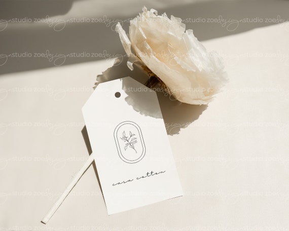 Aesthetic Tag Mockup Hang Tag Label Mockup Label and Tag - Etsy
