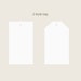 Aesthetic Tag Mockup Hang Tag Label Mockup Label and Tag Mockup Hang ...