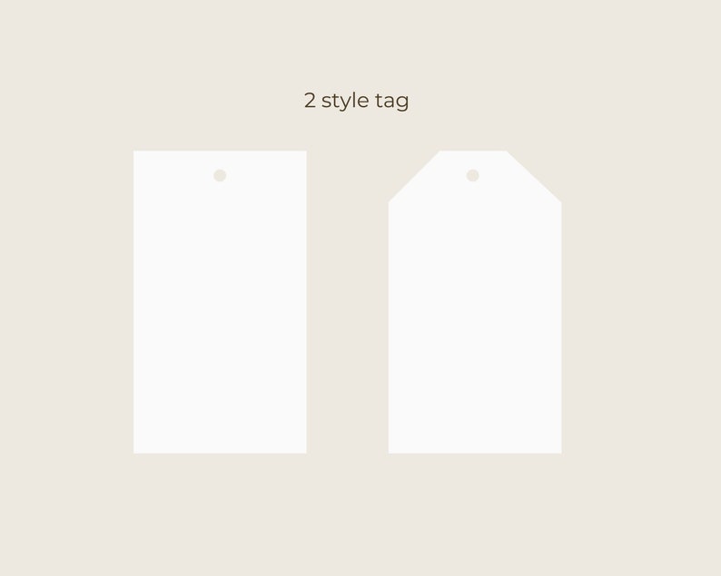Aesthetic Tag Mockup Hang Tag Label Mockup Label and Tag Mockup Hang ...