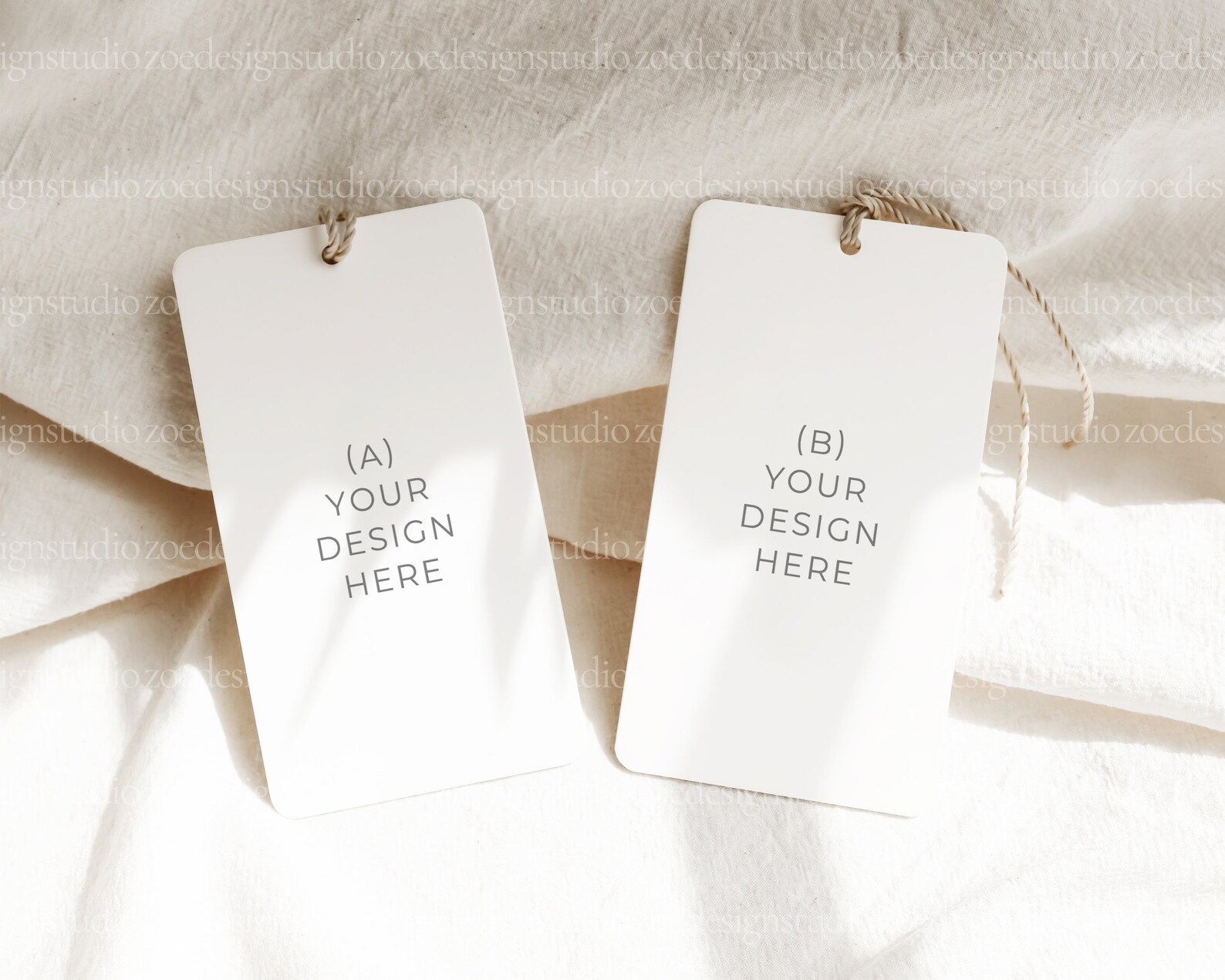 Hang Tag Label Mockup Label and Tag Mockup Hang Tag Label Design 2x3.5 ...