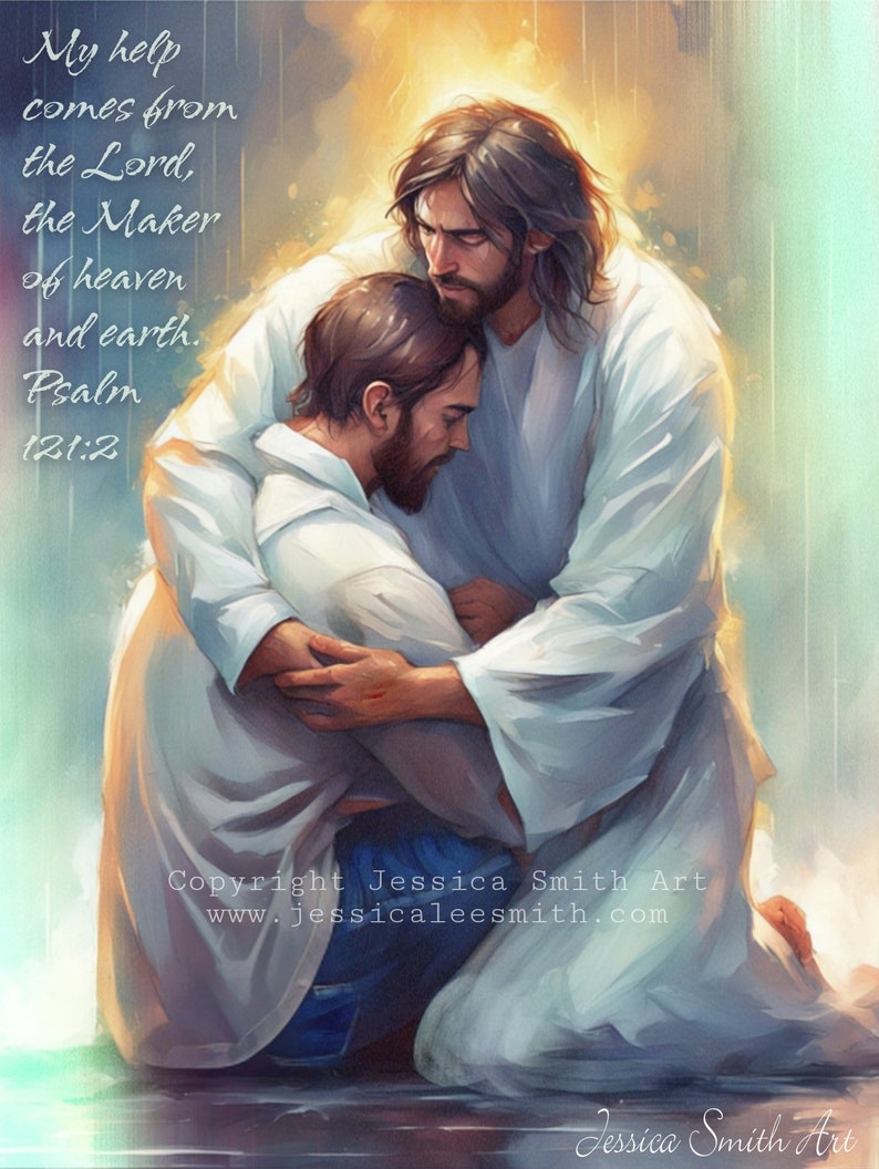 Print 154 the Lord is My Help / 8.5x11 Cardstock - Etsy