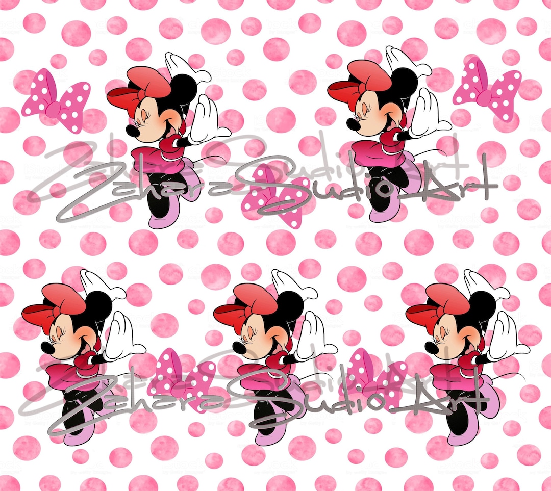 Minnie Mouse Pattern, Seamless Character Pattern, Minnie Pattern ...