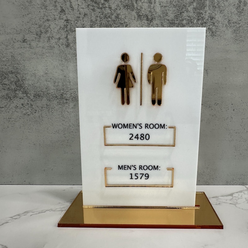 Bathroom Signs - Etsy