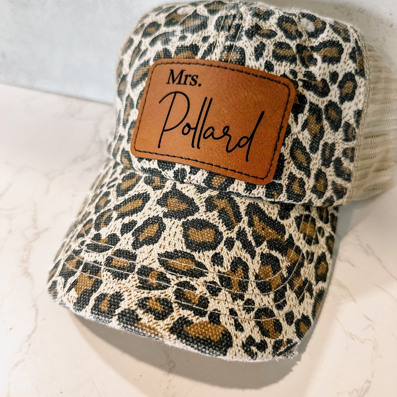 Leopard Print Hat - Etsy