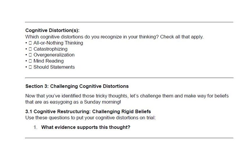 Breaking Rigid Boundaries: A CBT Workbook for Flexibility, Self-growth ...