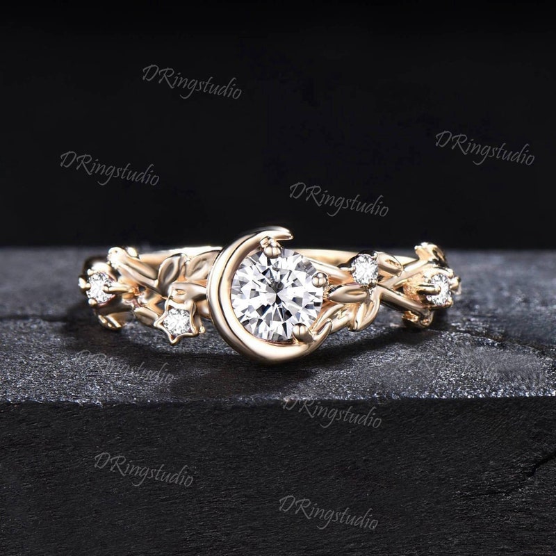 Star Engagement Ring - Etsy