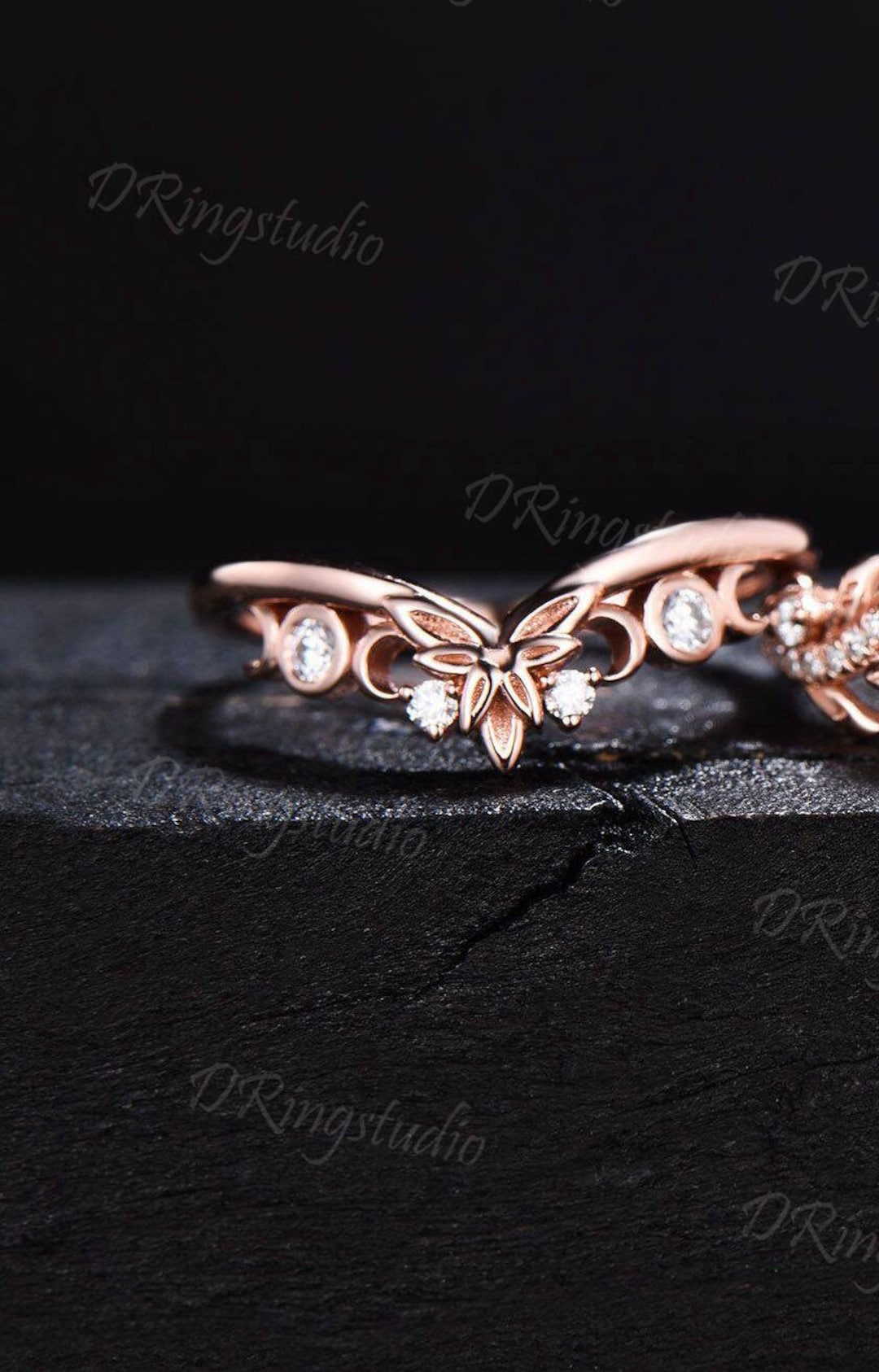 Celtic Branch Wedding Band - Etsy