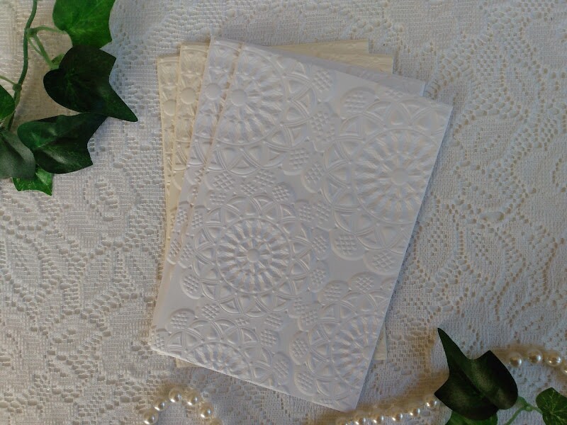 Embossed Cardstock Sheets 12 - Etsy