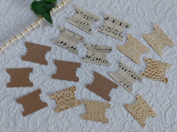 15 Neutral Colored Cardstock Tabs Junk Journal Tabs Journal - Etsy