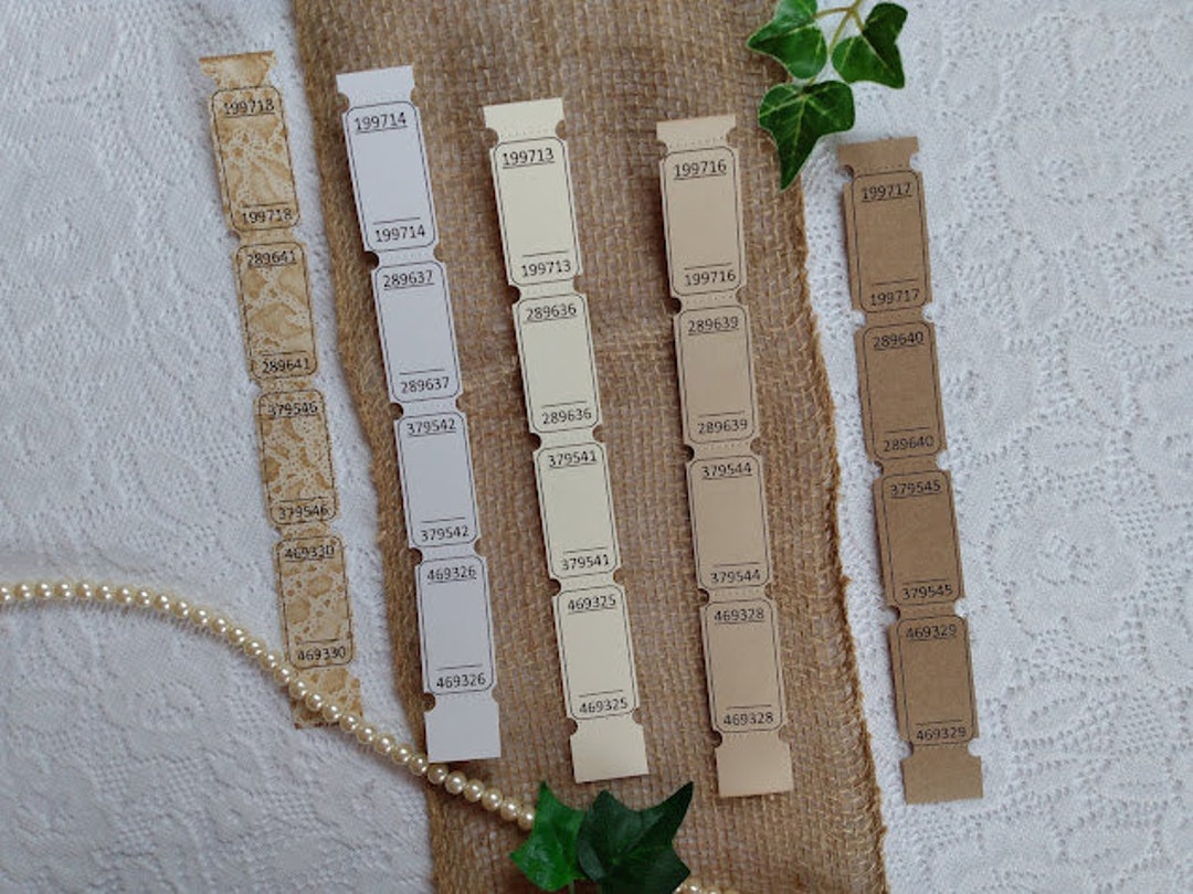 Vintage Colored Tickets, Vintage, Tickets, Vintage Ephemera, Vintage ...