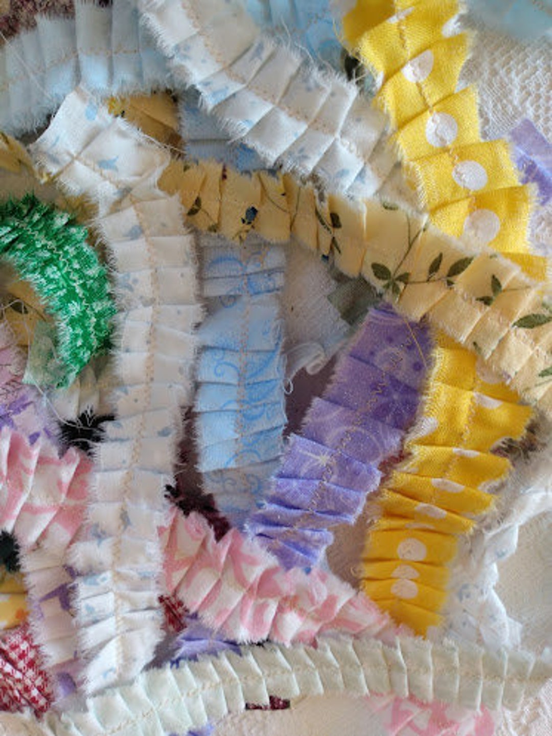 Fabric Ruffles - Multi-colored - Etsy