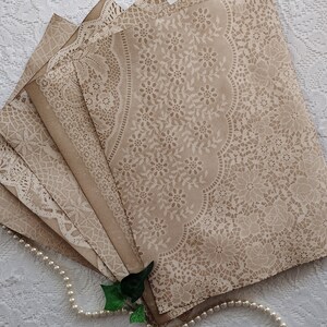5 Coffee Dyed Lace CARDSTOCK Sheets - Etsy