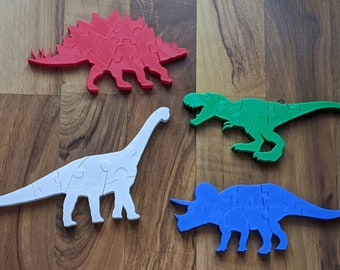 3d Dinosaur Puzzles - Etsy