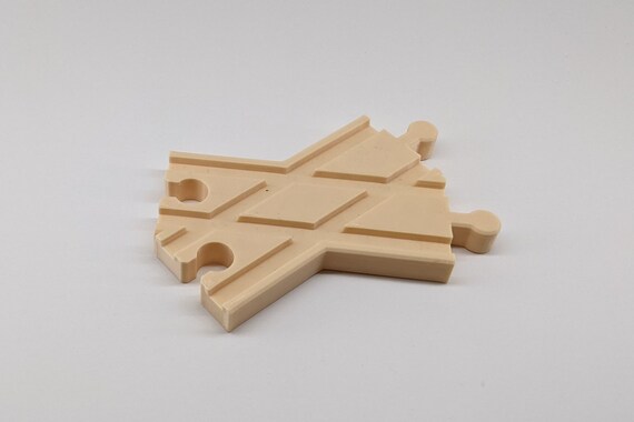 4-way Angled Intersection for Wooden Train Tracks - Etsy