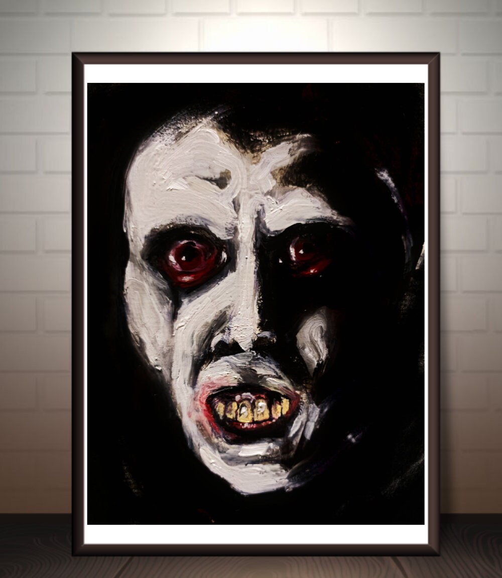 Art Print, A4 Size, Pazuzu From the Exorcist, Horror, Dark Scary ...