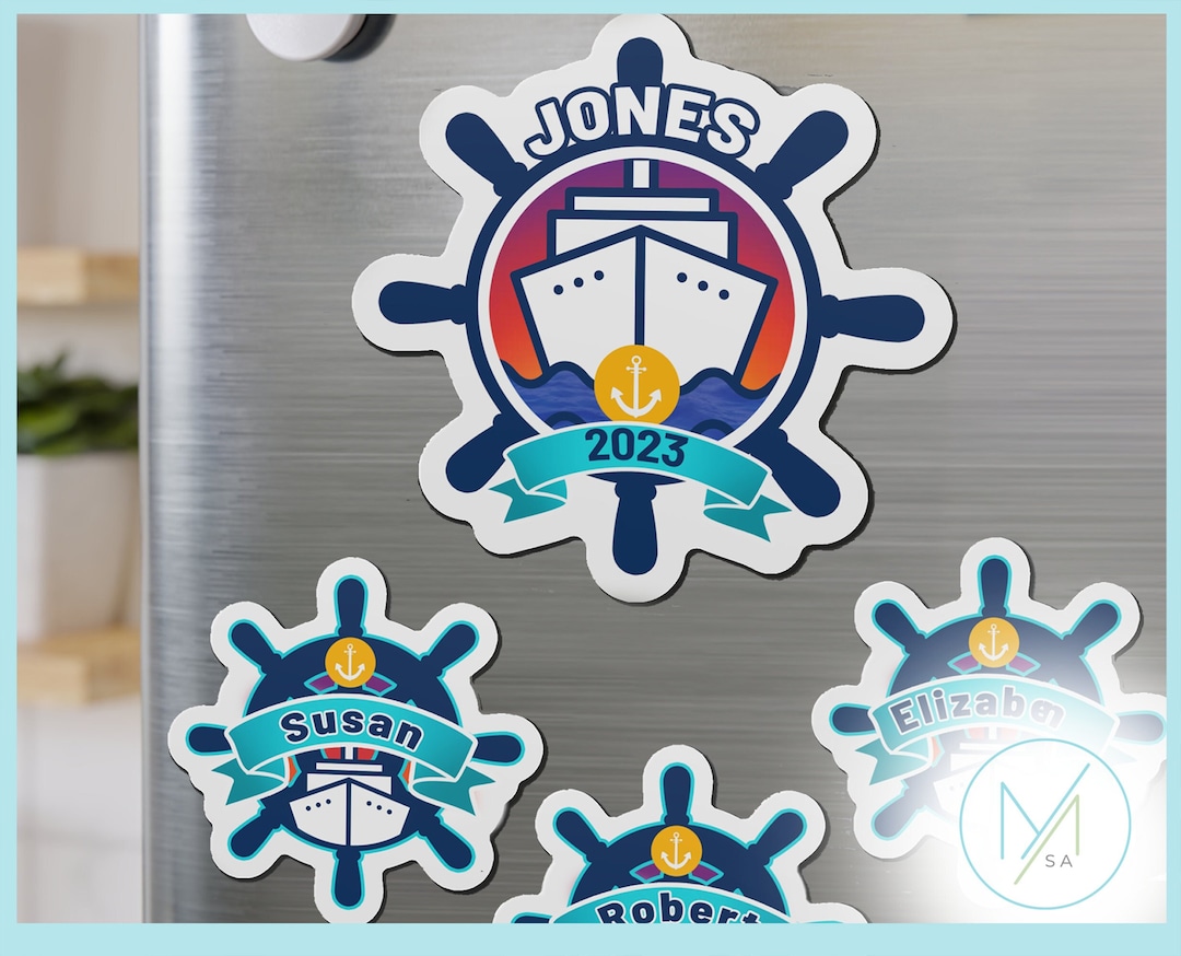 Personalized Cruise Door Magnet Set, Personalized Cruise Door ...