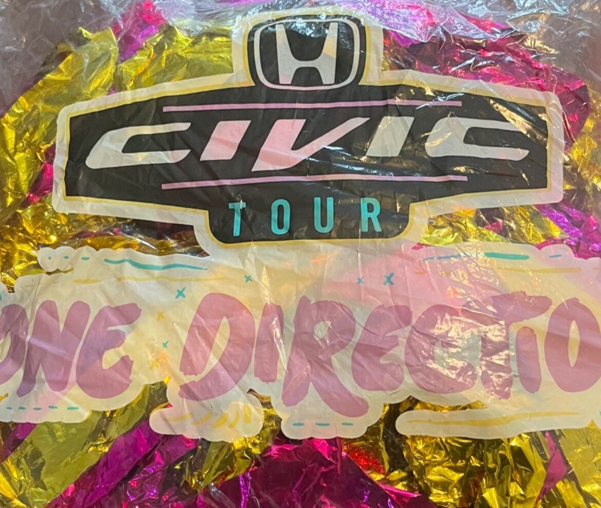 One Direction Tour Confetti Necklace - Etsy