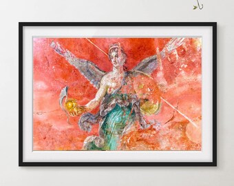 Roman Fresco Wall Art - Etsy