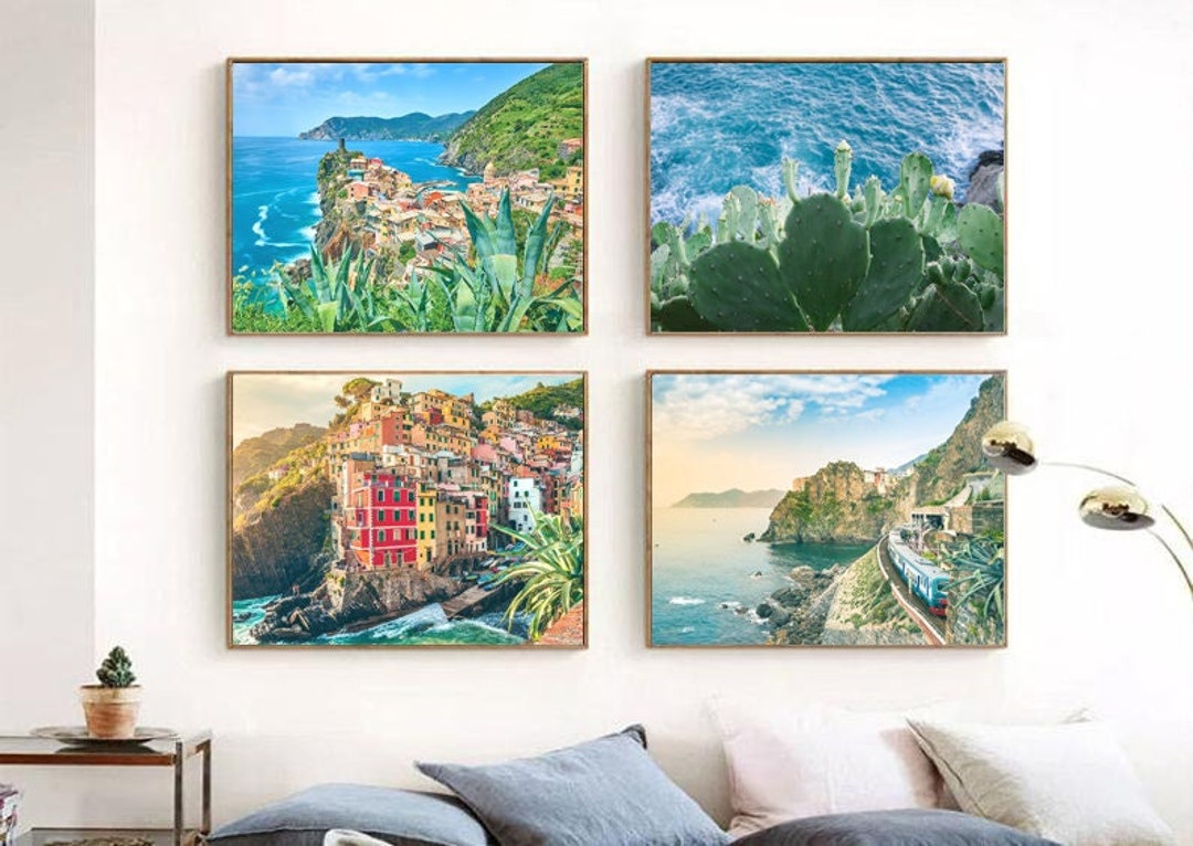 Cinque Terre Print Set, Cinque Terre Wall Art, Italy Wall Art, Cinque ...
