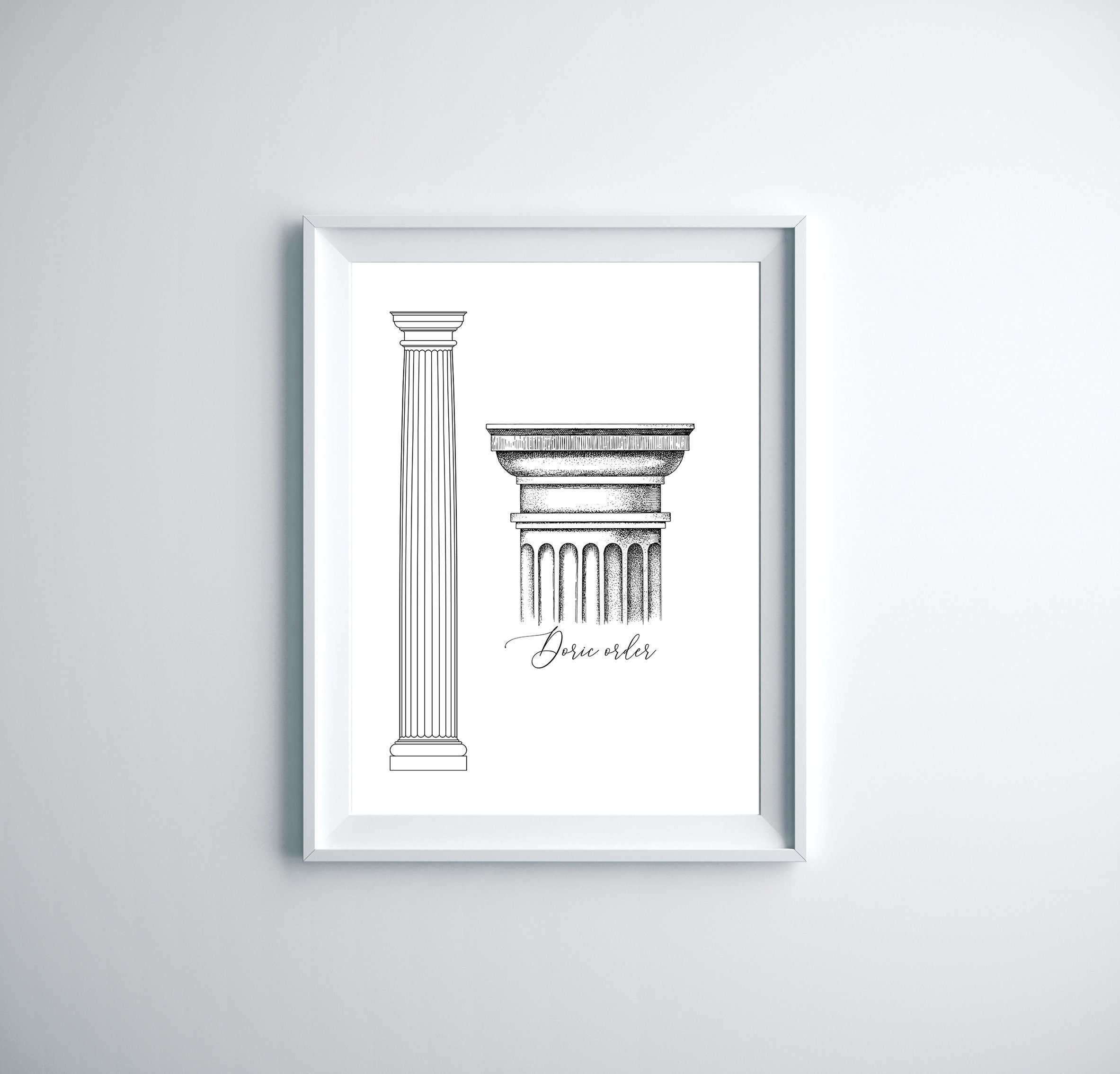 Doric Column Drawing