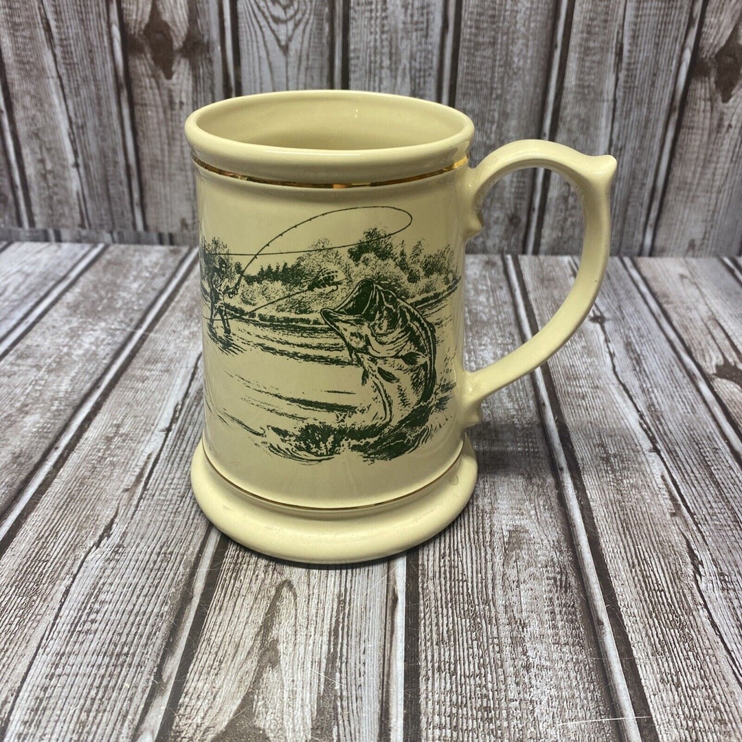 Fly Fishing Mug Vintage Teleflora Beer Stein - Etsy