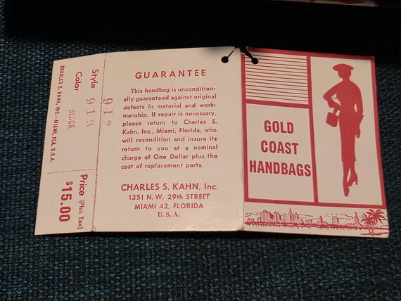 Rare vintage Charles Kahn Lucite purse - Gem