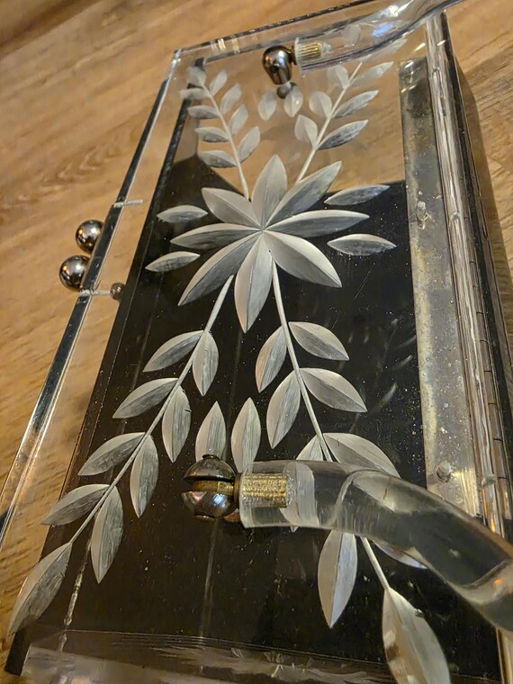 Rare vintage Charles Kahn Lucite purse - Gem