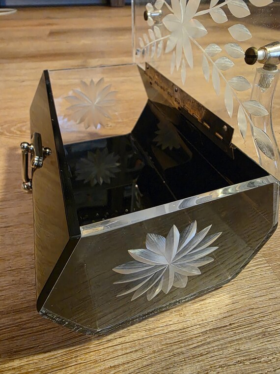 Rare vintage Charles Kahn Lucite purse - Gem