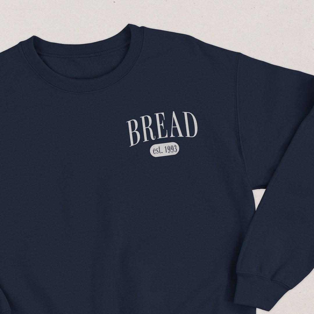 BREAD Sweatshirt | Custom Crewneck, Est. Year, Bread Lover, Varsity ...