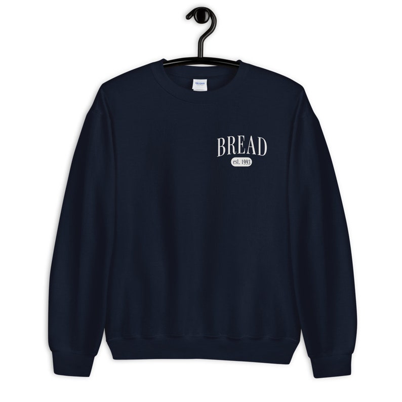BREAD Sweatshirt | Custom Crewneck, Est. Year, Bread Lover, Varsity ...