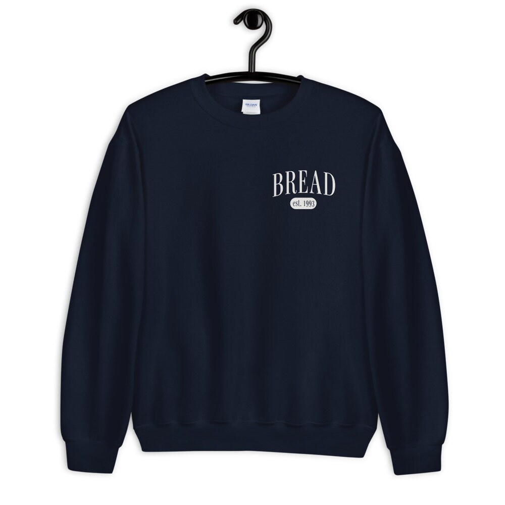 BREAD Sweatshirt | Custom Crewneck, Est. Year, Bread Lover, Varsity ...