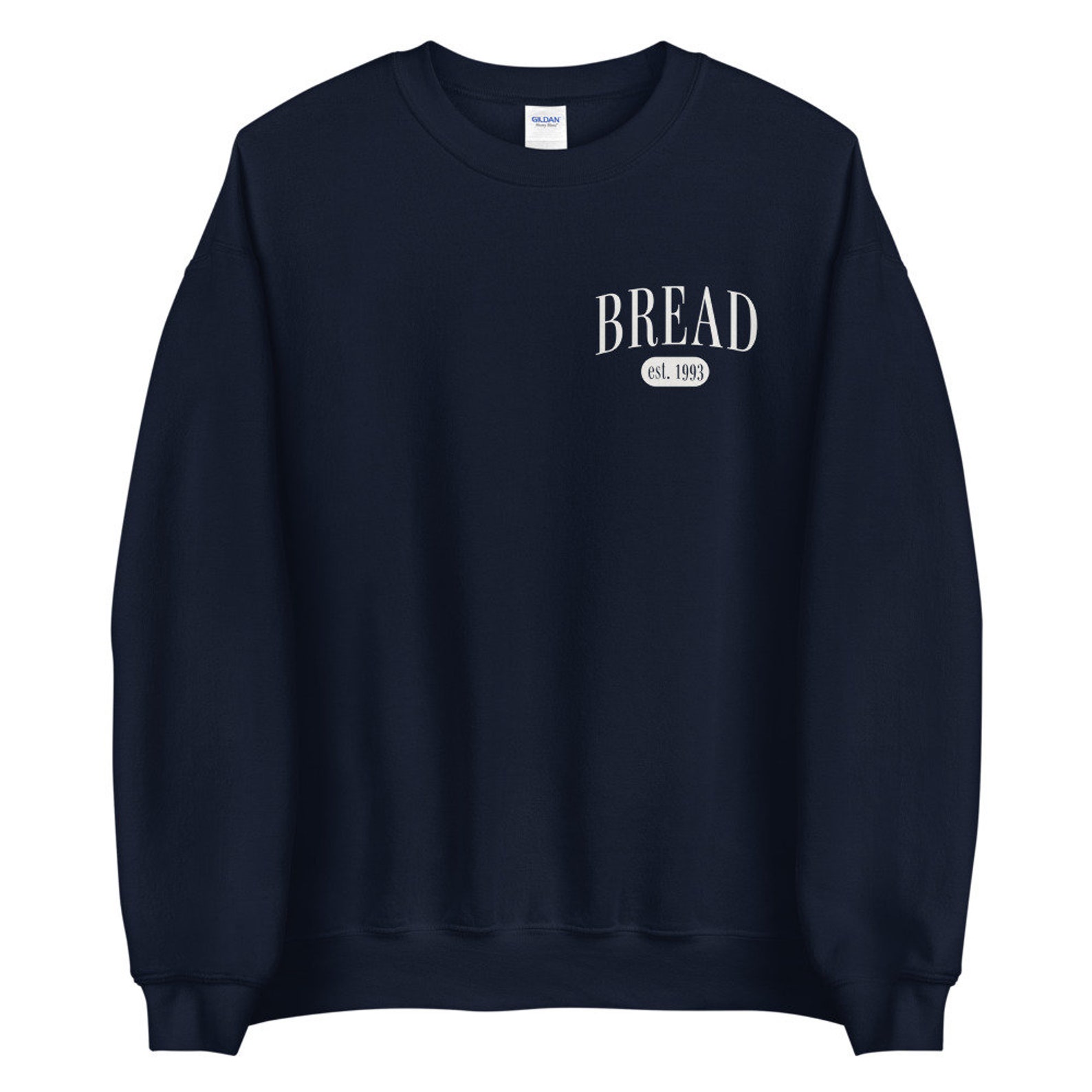 BREAD Sweatshirt | Custom Crewneck, Est. Year, Bread Lover, Varsity ...