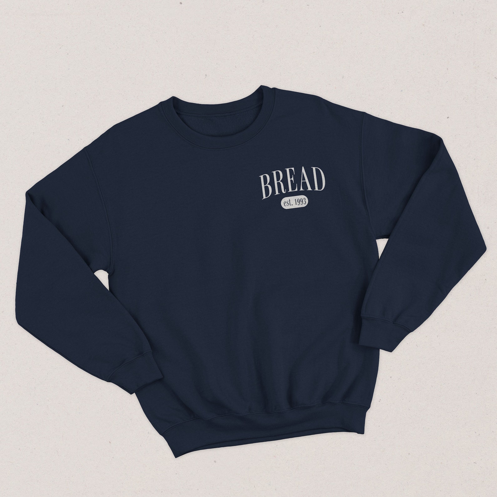 BREAD Sweatshirt | Custom Crewneck, Est. Year, Bread Lover, Varsity ...