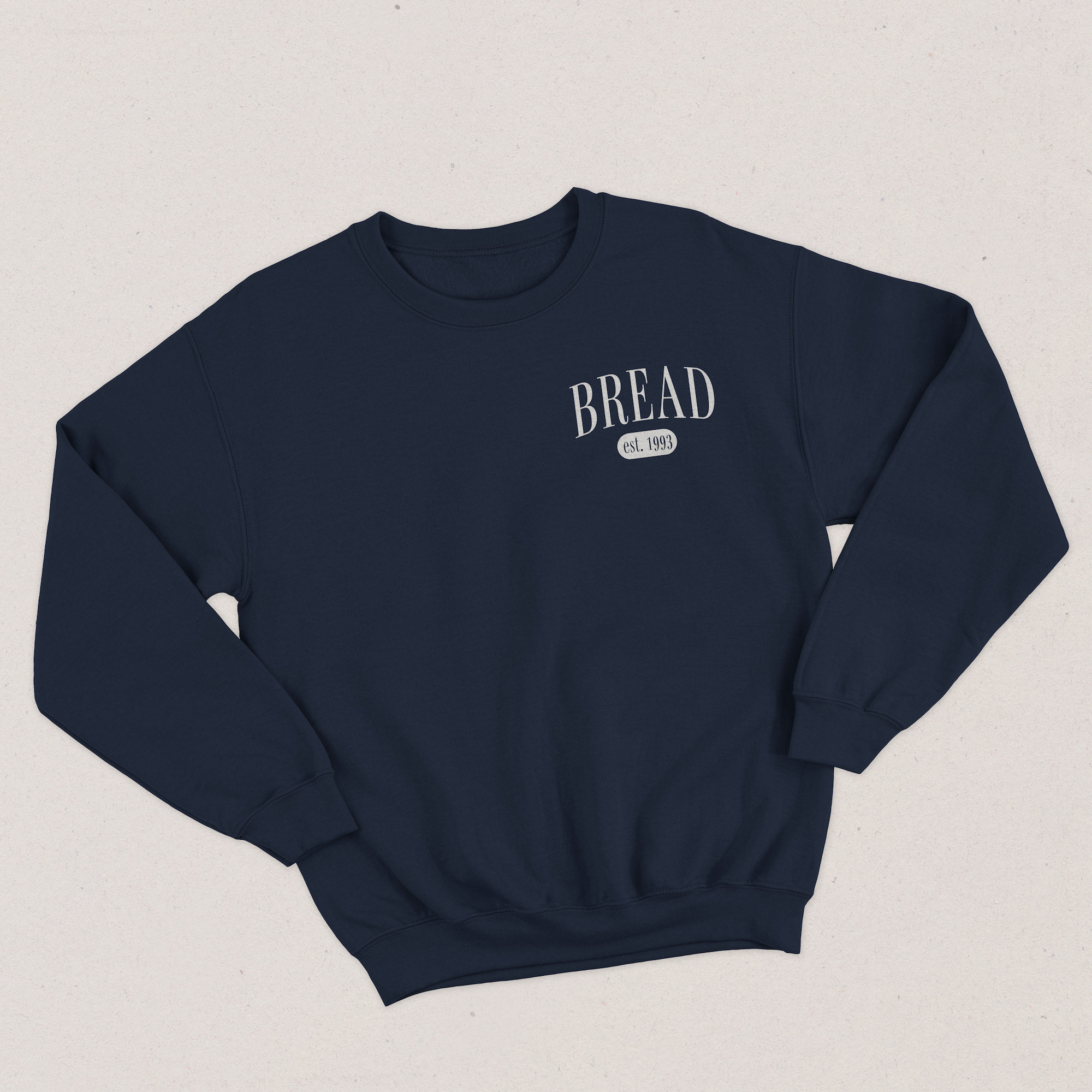 BREAD Sweatshirt | Custom Crewneck, Est. Year, Bread Lover, Varsity ...