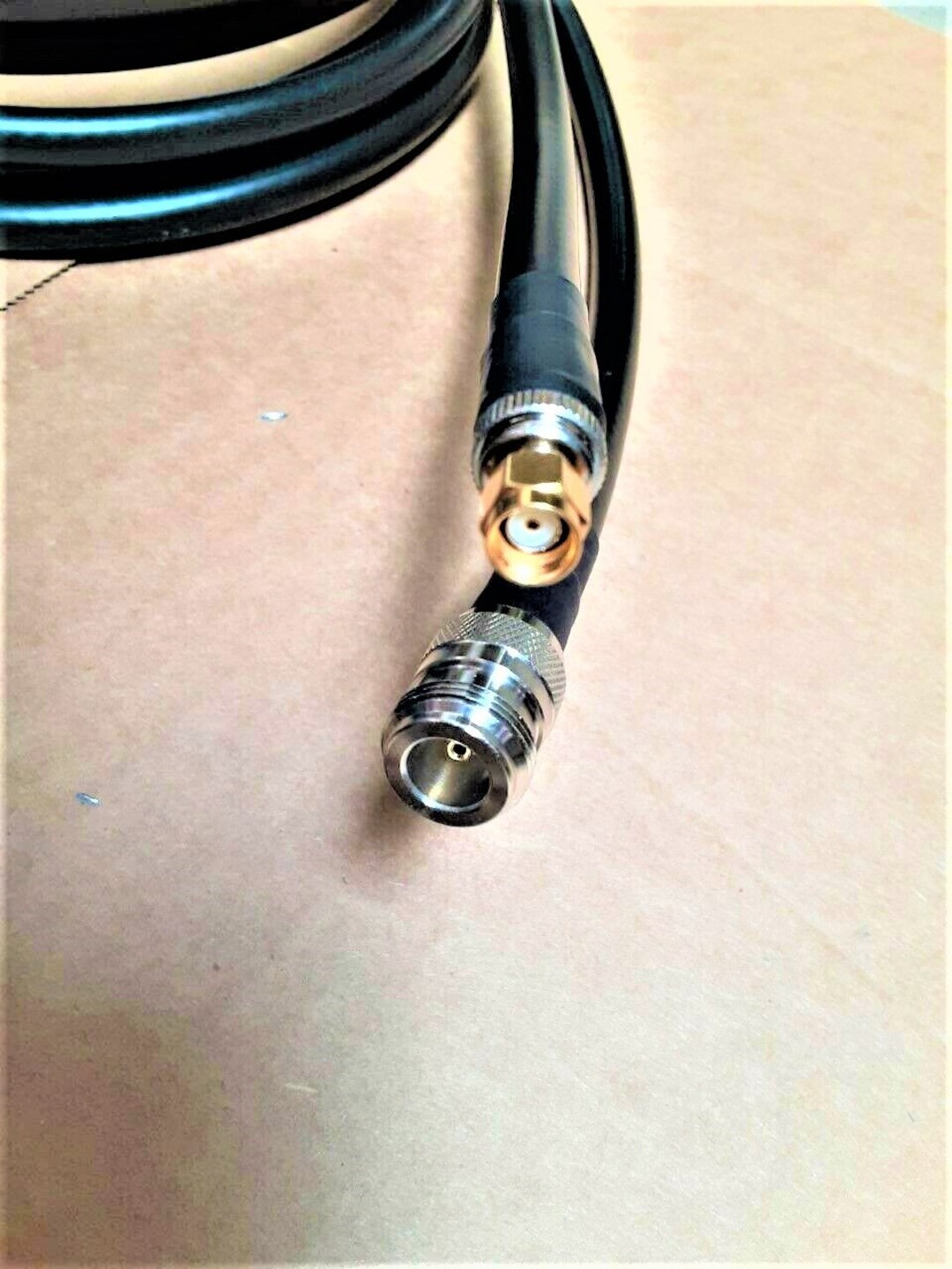 US Made LMR--400 Antenna Jumper Coax Cable N Female to SMA R/P 50 Ohm ...